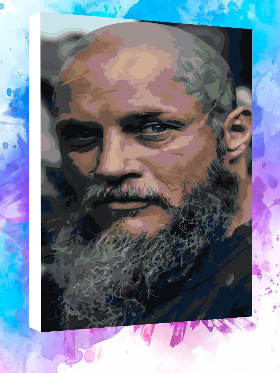 Картина по номерам Рагнар Викинги Кино