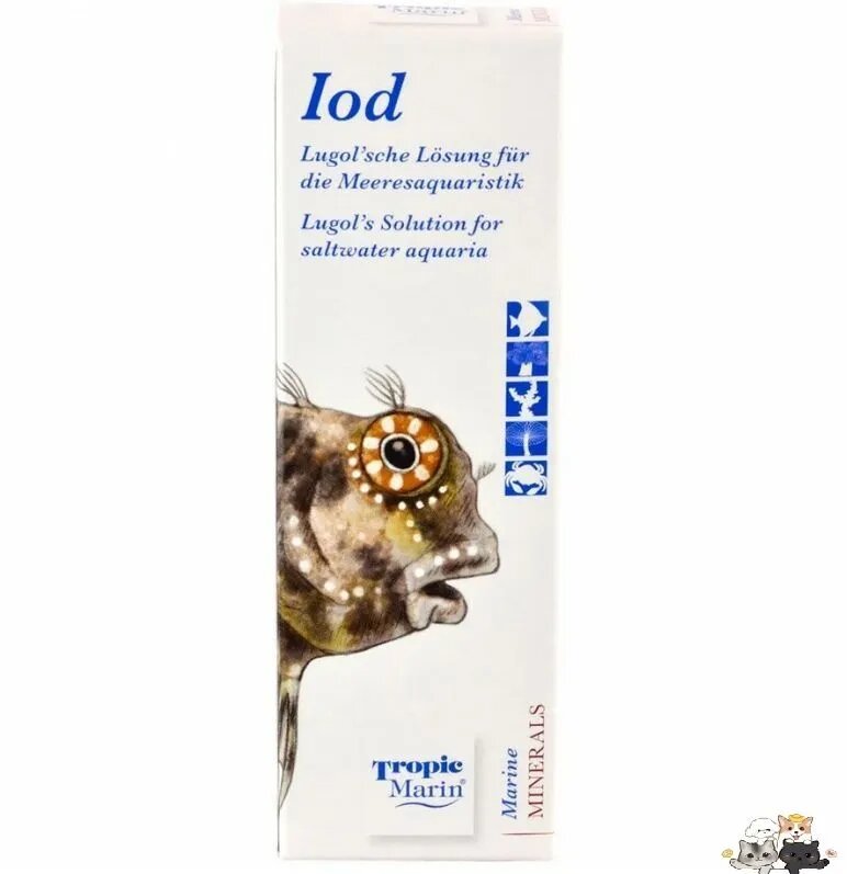 Tropic Marin Pro-Coral Iodine средство для воды в аквариуме, добавка-люголь для кораллов, 50 мл.