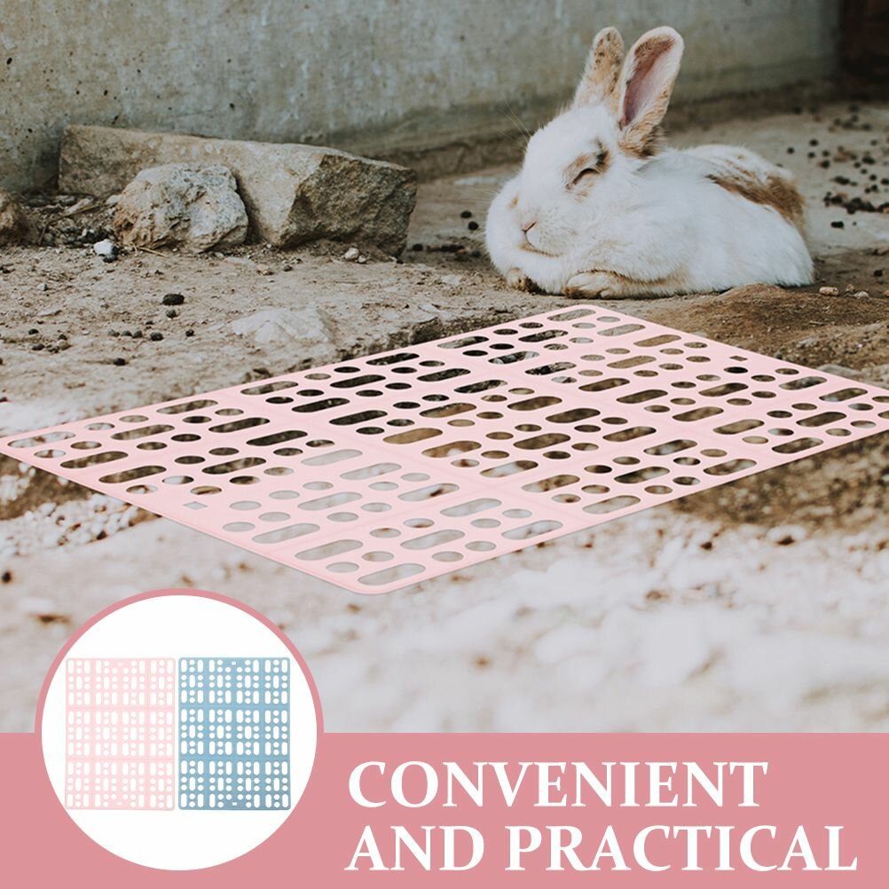 Коврики пластиковые для лап кролика и морской свинки, 2 шт, для клетки