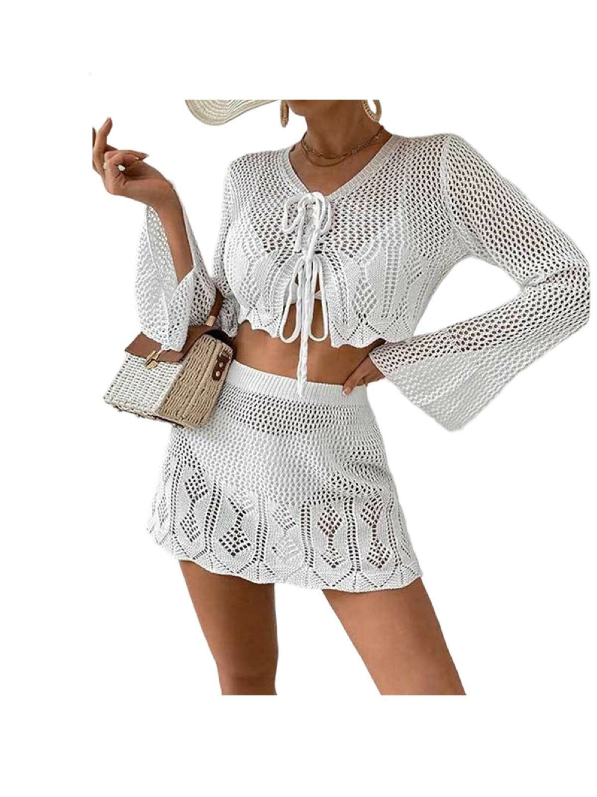 Многофункциональная Женская Рубашка Для Плавания Cover up Элегантного Кроя Тонкое Пляжное Платье Повседневные Пляжные Наряды для Модного Случая