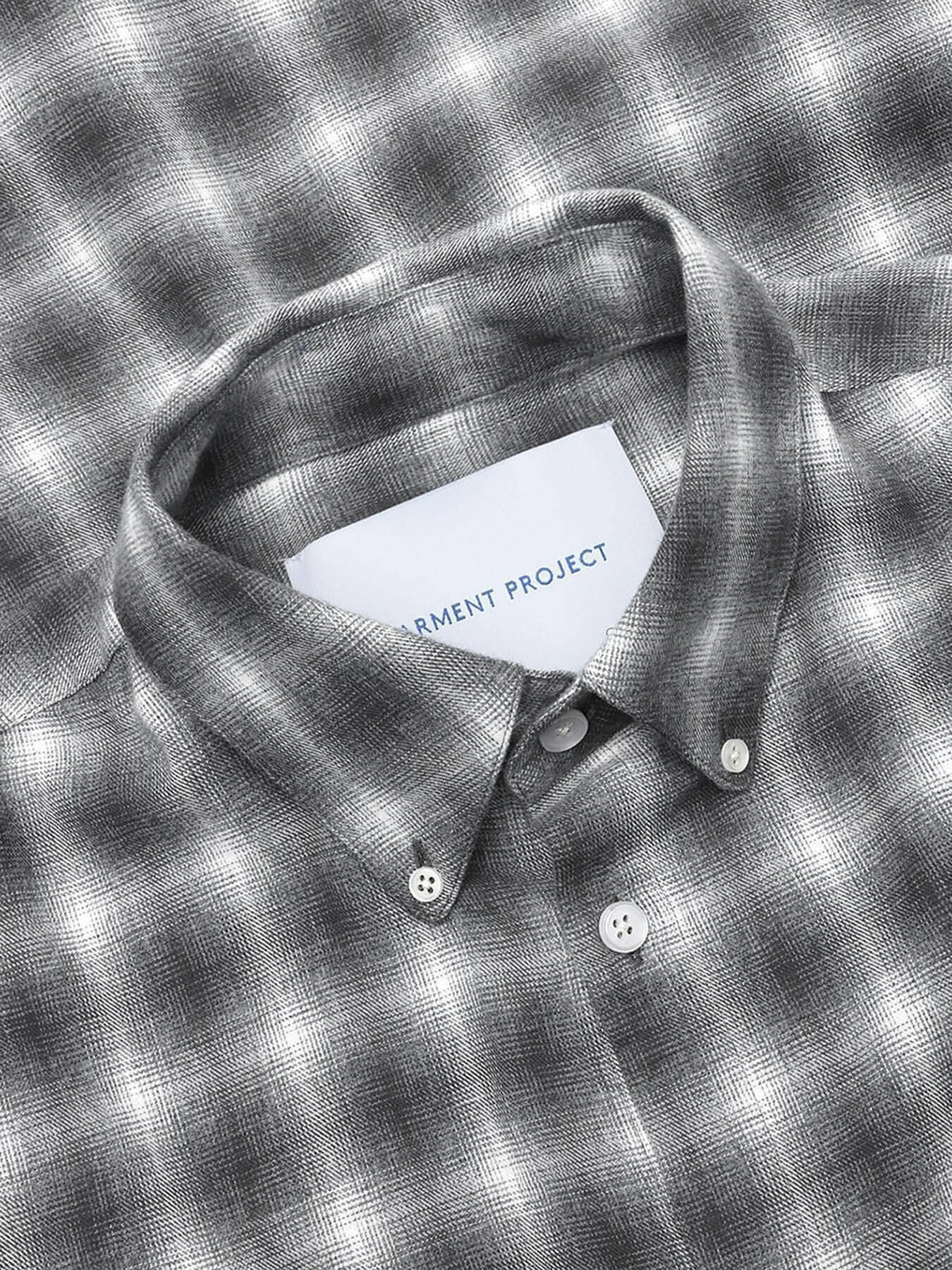 Рубашка GARMENT PROJECT RELAXED BUTTON DOWN, размер 2XL, серый — фото 1