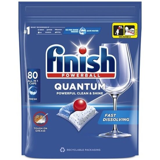 Капсулы для посудомоечных машин Finish Quantum 80 шт