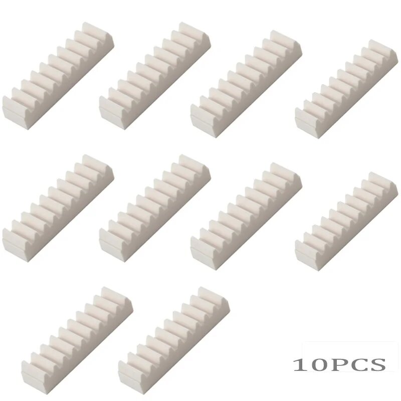 Рейка зубчатая Wishiot 1x4, Белый, 10 шт.