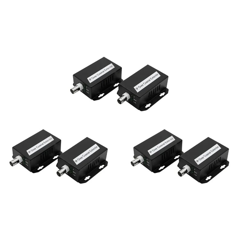 ELECT-3X IP-сеть в коаксиальный удлинитель передачи от сети передачи кабеля к коаксиальной линии 500M Ethernet-конвертер для видеонаблюдения