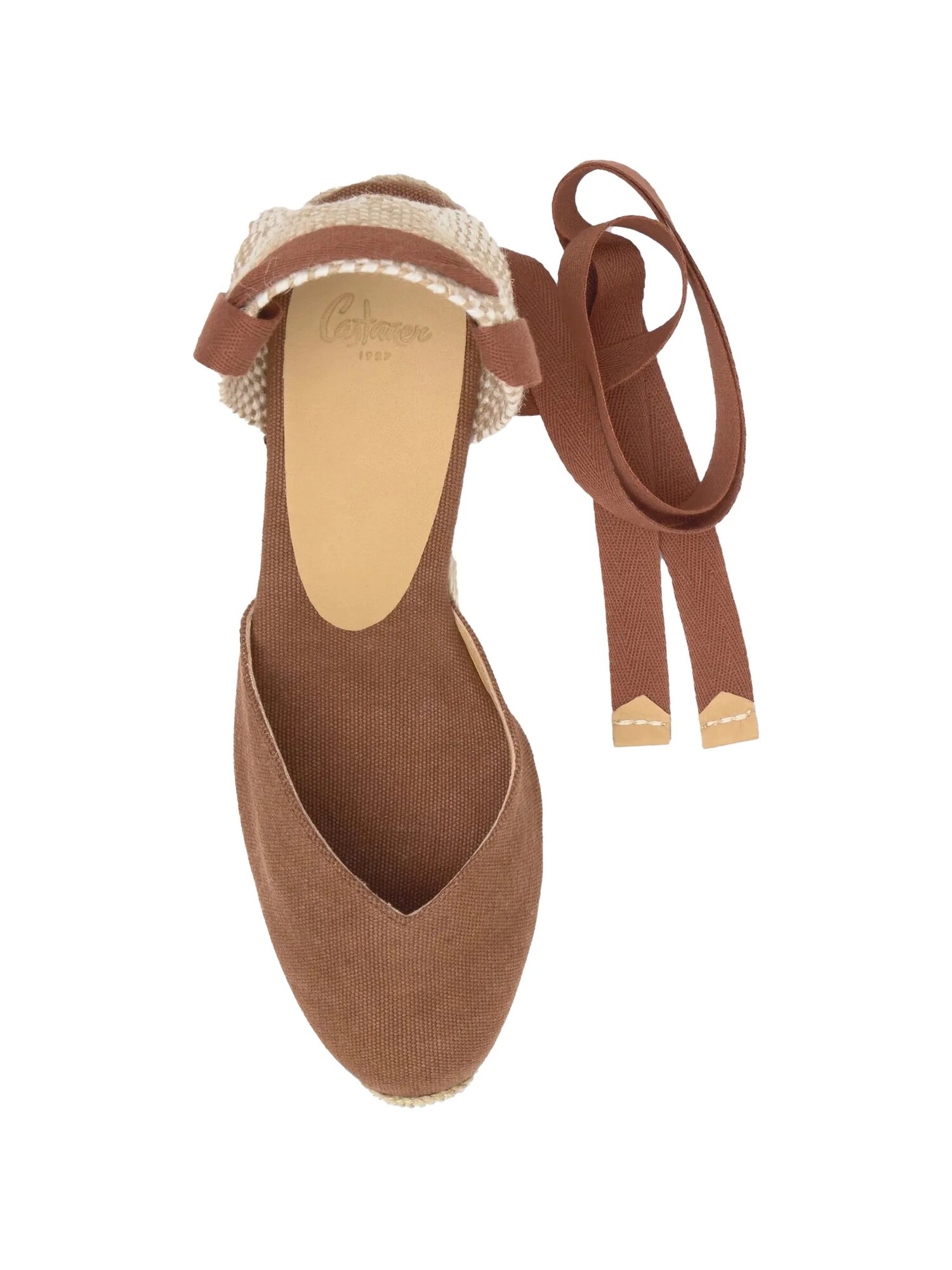 Эспадрильи Castaner Tie espadrilles, размер 41, brown — фото 1