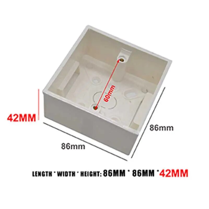 Коробка для крепления термостата SDITERSMT 86 тип 86X86X42