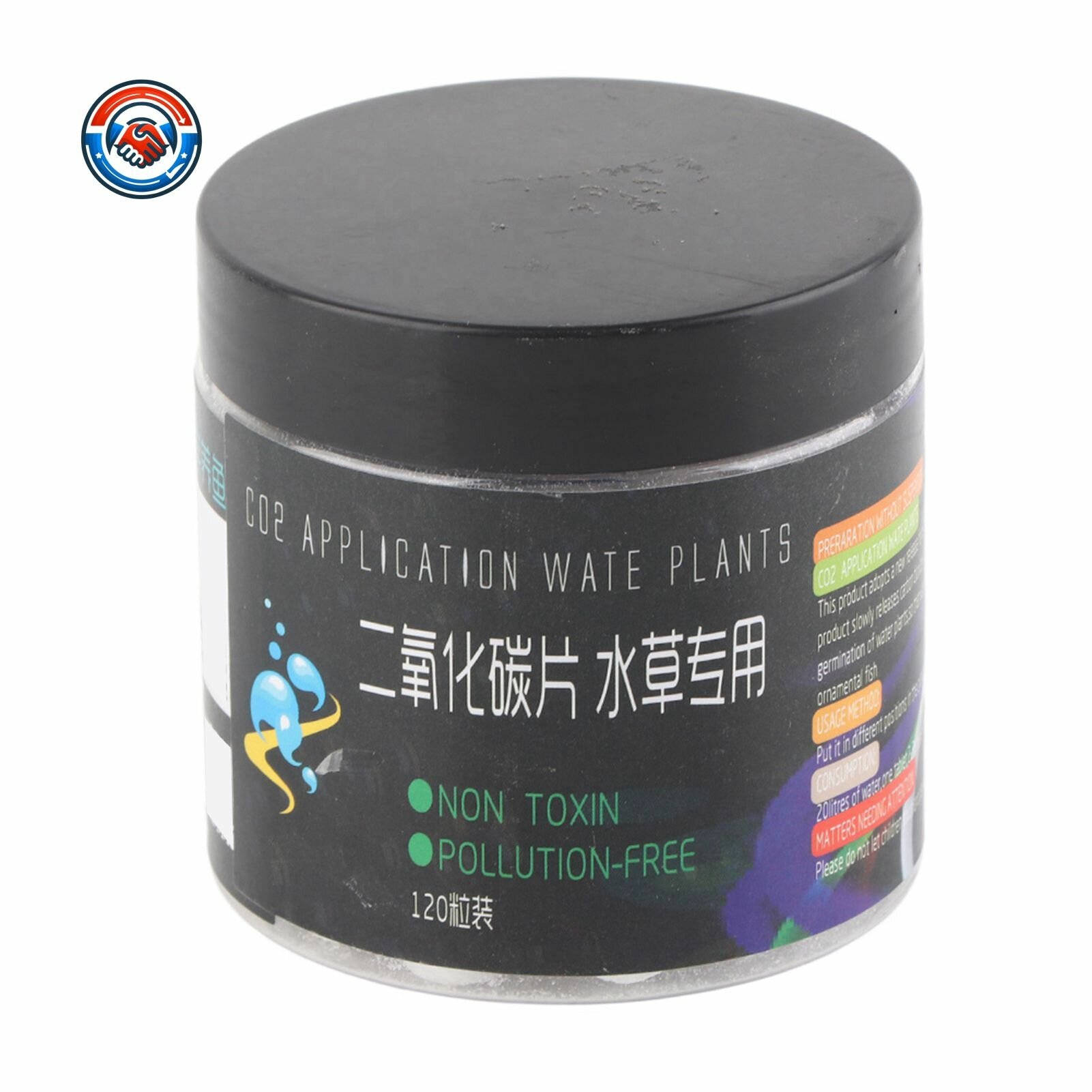 Таблетки CO2 для аквариума и террариума, удобное удобрение для роста аквариумных растений, безопасное средство повышения углекислого газа в воде, подходит для разведения рыбок