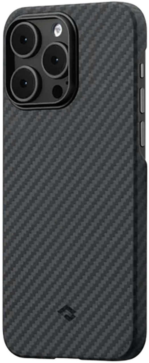 PITAKA Чехол Pitaka MagEZ Case 3 для iPhone 14 Pro (6.1"), черно-серый, кевлар (арамид) 1500D KI1401P