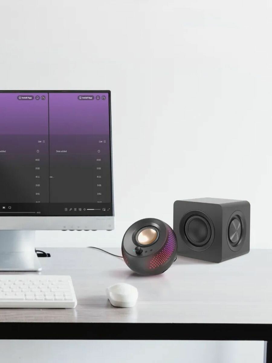 Колонки Creative Pebble X Plus 2.1 с сабвуфером и RGB подсветкой бестселлер