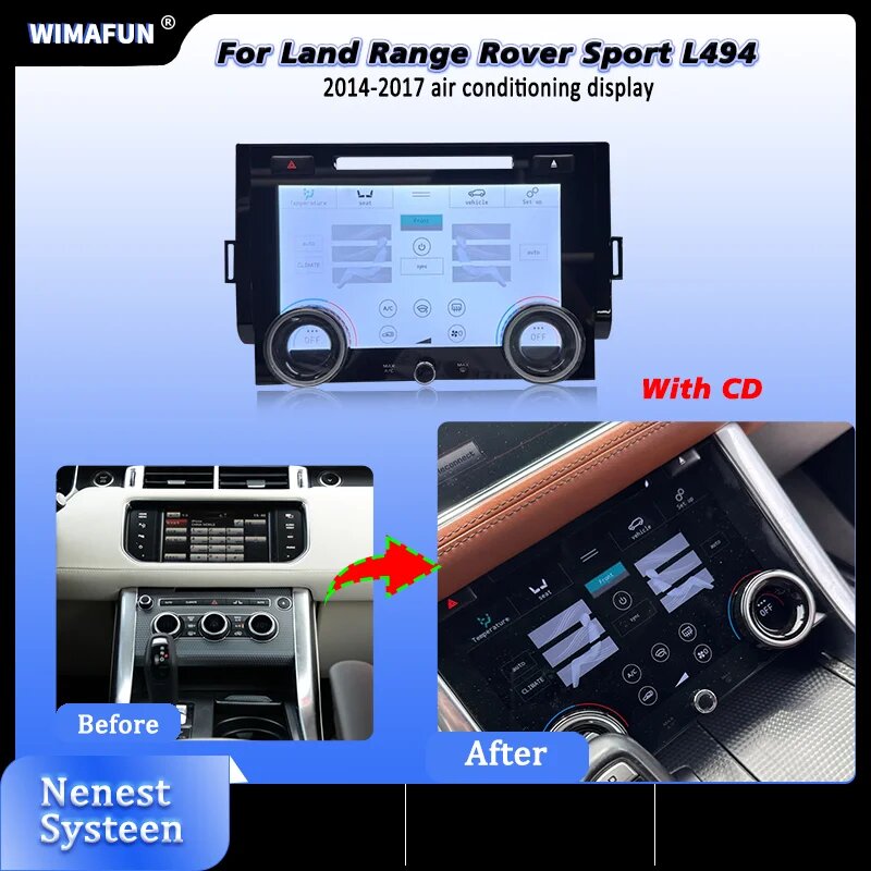 Радио Android для Range Rover Sport L494 2014-2017, Sport With CD