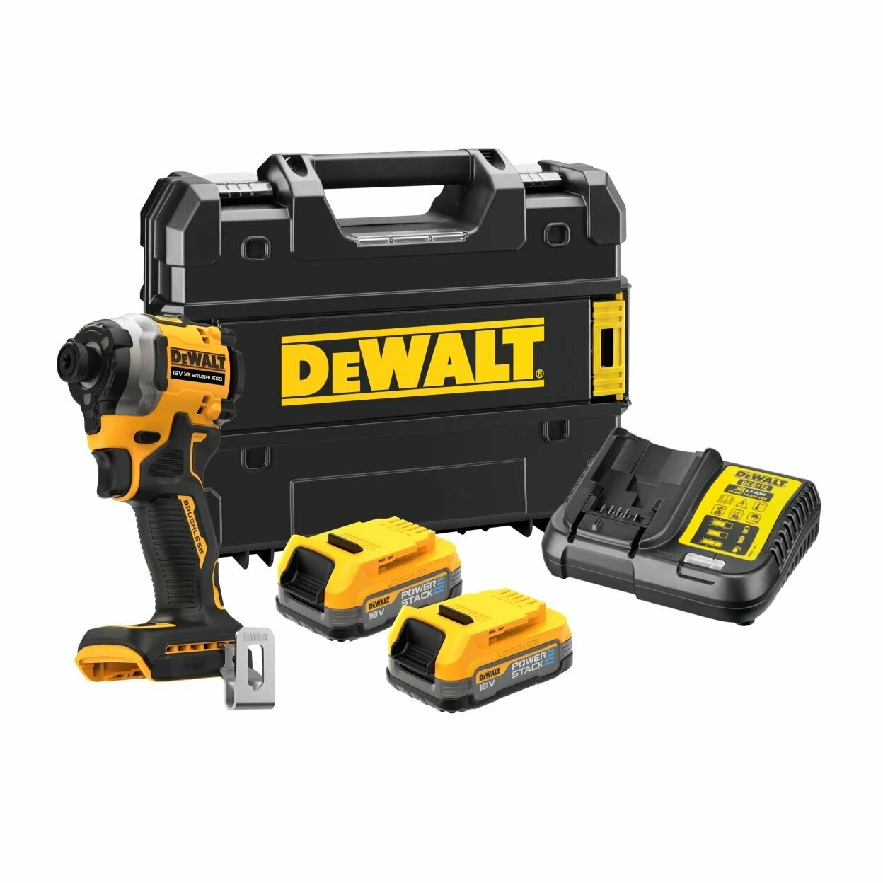 Аккумуляторный ударный гайковёрт DeWalt DCF850E2T-QW с АКБ и ЗУ