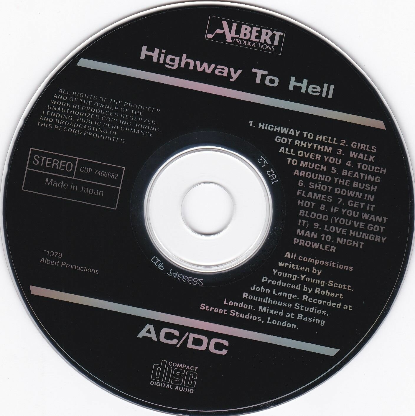 AC/DC - Highway To hell, 1979, 8-page, CD-Аудио — фото 1
