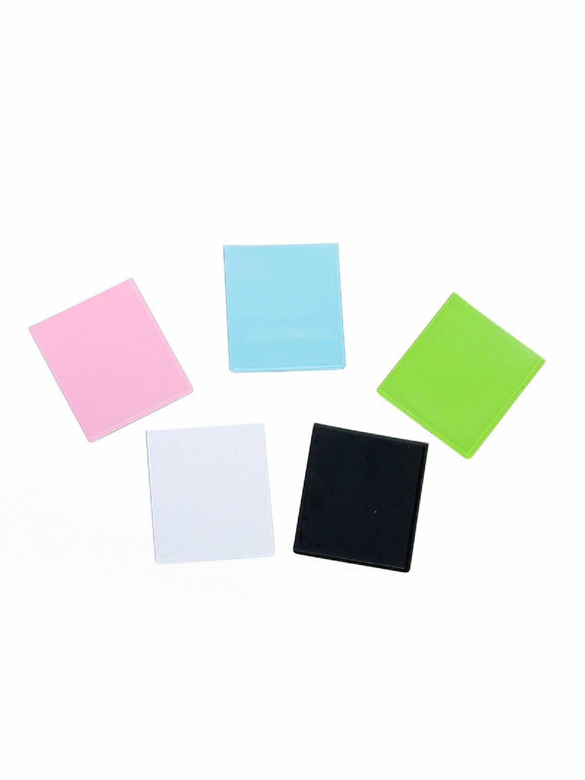 (1 комплект) 5 магнитных рамок для мгновенной печати SQ - черно-белый, розовый, зеленый, синий