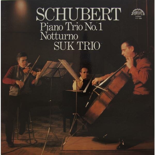 Винтажная виниловая пластинка SCHUBERT - PIANO TRIO № 1, NOTTURNO (SUK TRIO)