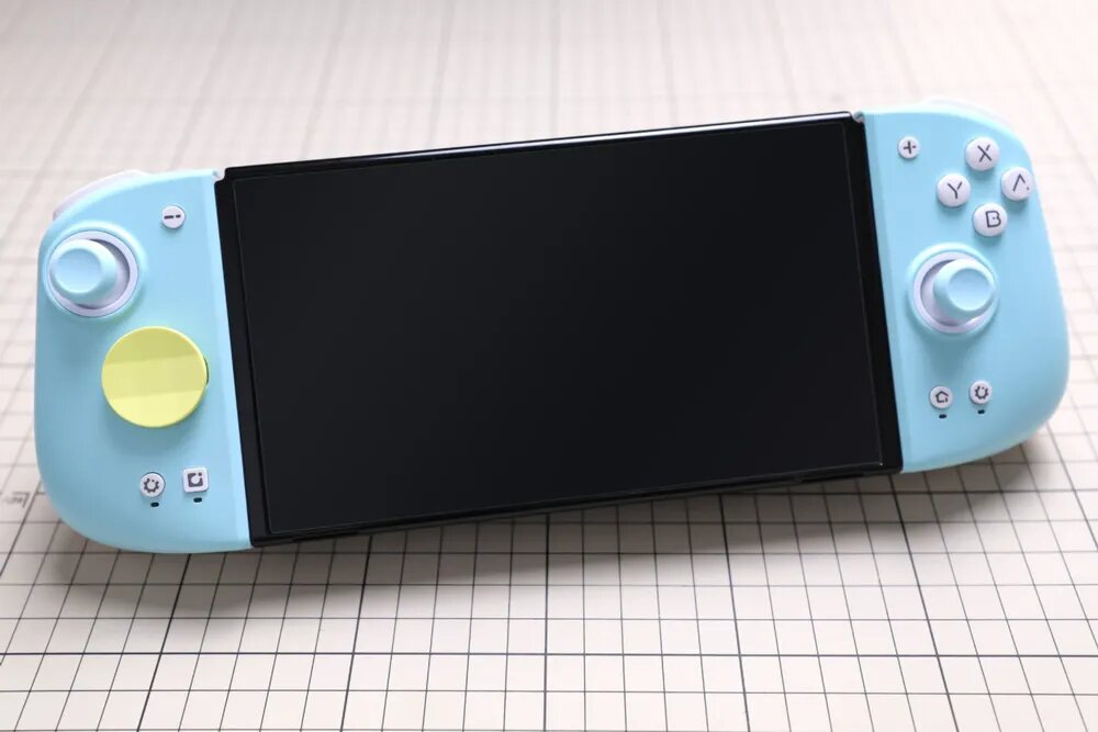 Геймпад для Nintendo Switch MOBAPAD M6S / M6 HD Gemini 2, синий/белый, 1 шт