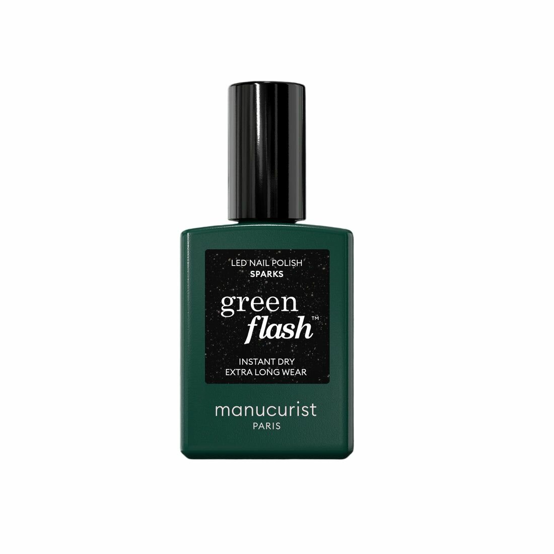 Manucurist Лак для ногтей Green Flash LED, 15 мл - оттенок Sparks