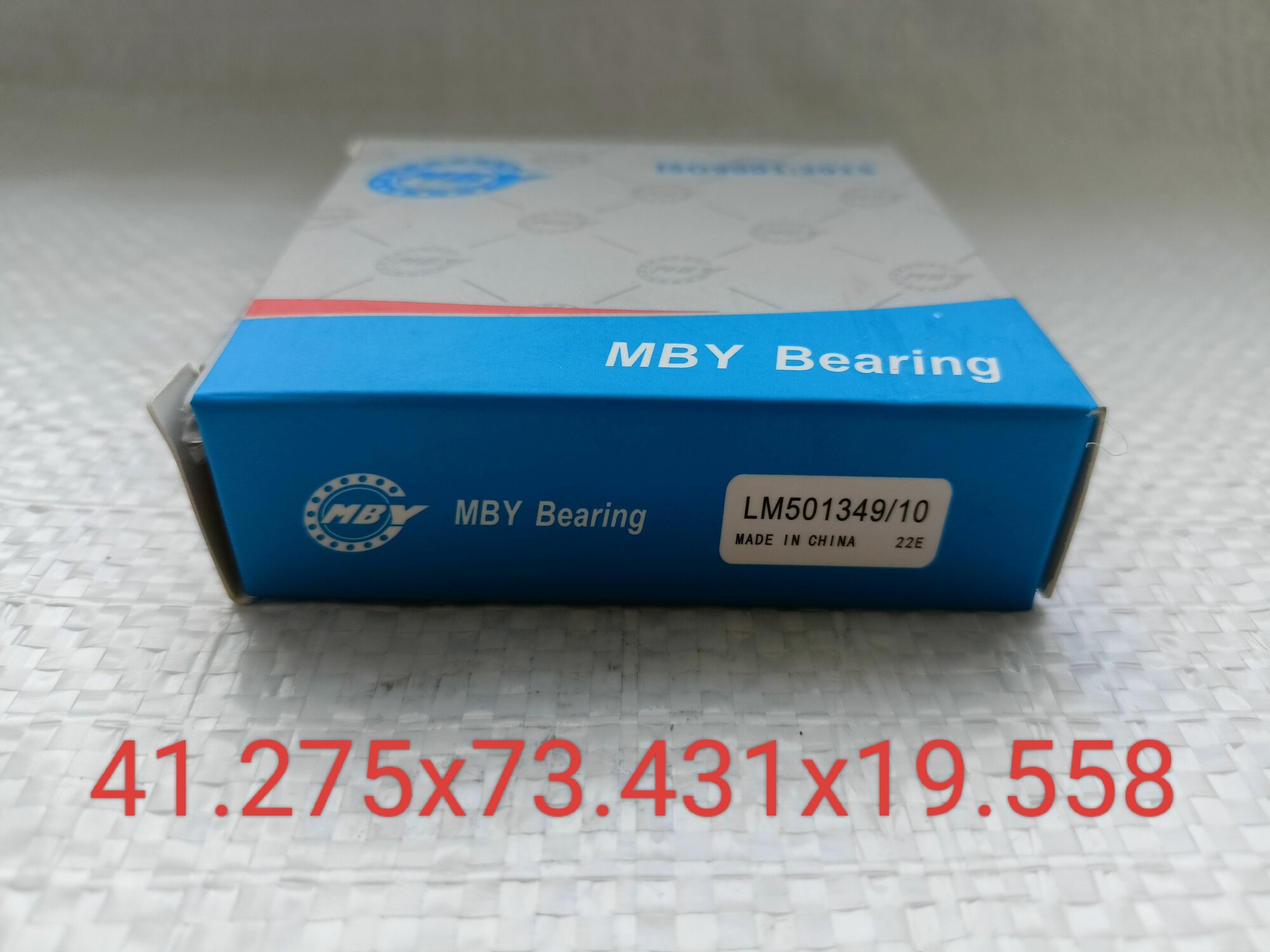 Подшипник 501349/501310 (41.275*73.431*19.558) MBY