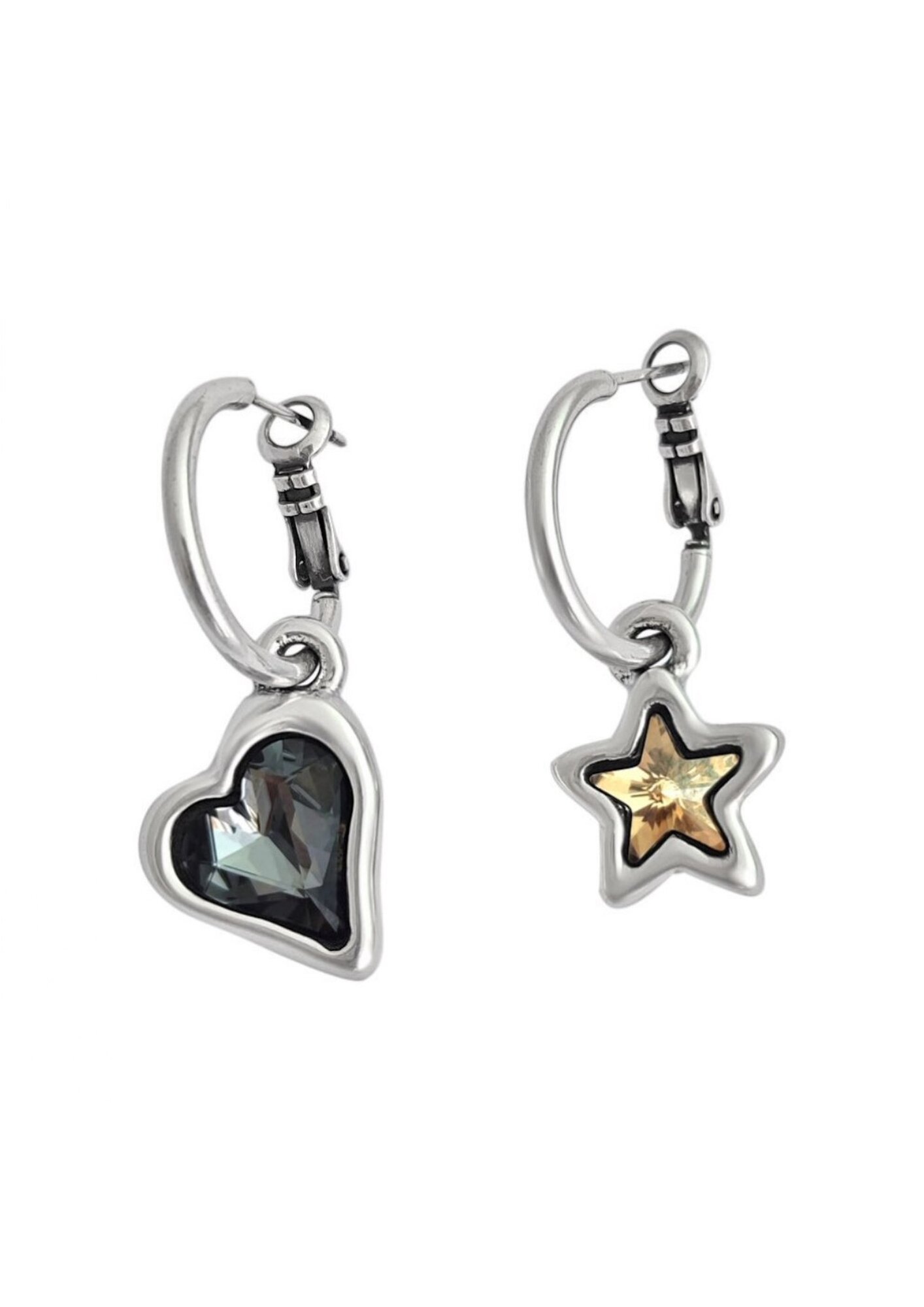 Серьги конго LAMALA & LAFEA, кристаллы Swarovski