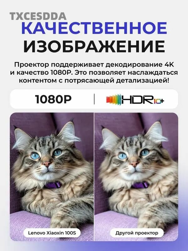 TXCESDDA Проектор, 1LCD, белый — фото 1