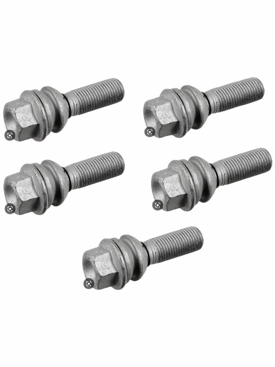 Болт колесный (крепления колеса) m14x1.5 5шт Фольксваген таурег, Ауди Q7 VW Touareg NF/Multivan/PORSCHE Cayenne, Audi Q7 06>