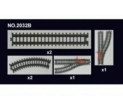 Рельсы для создания железной дороги - BSQ-2032B
