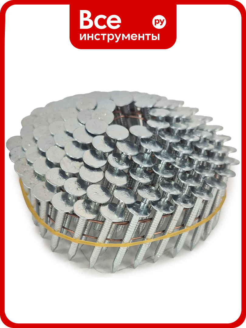 Кровельные барабанные гвозди Finka DPN 3.1x32 Ring GVZ гальваника, 3600шт DPN-3132GVZ-R