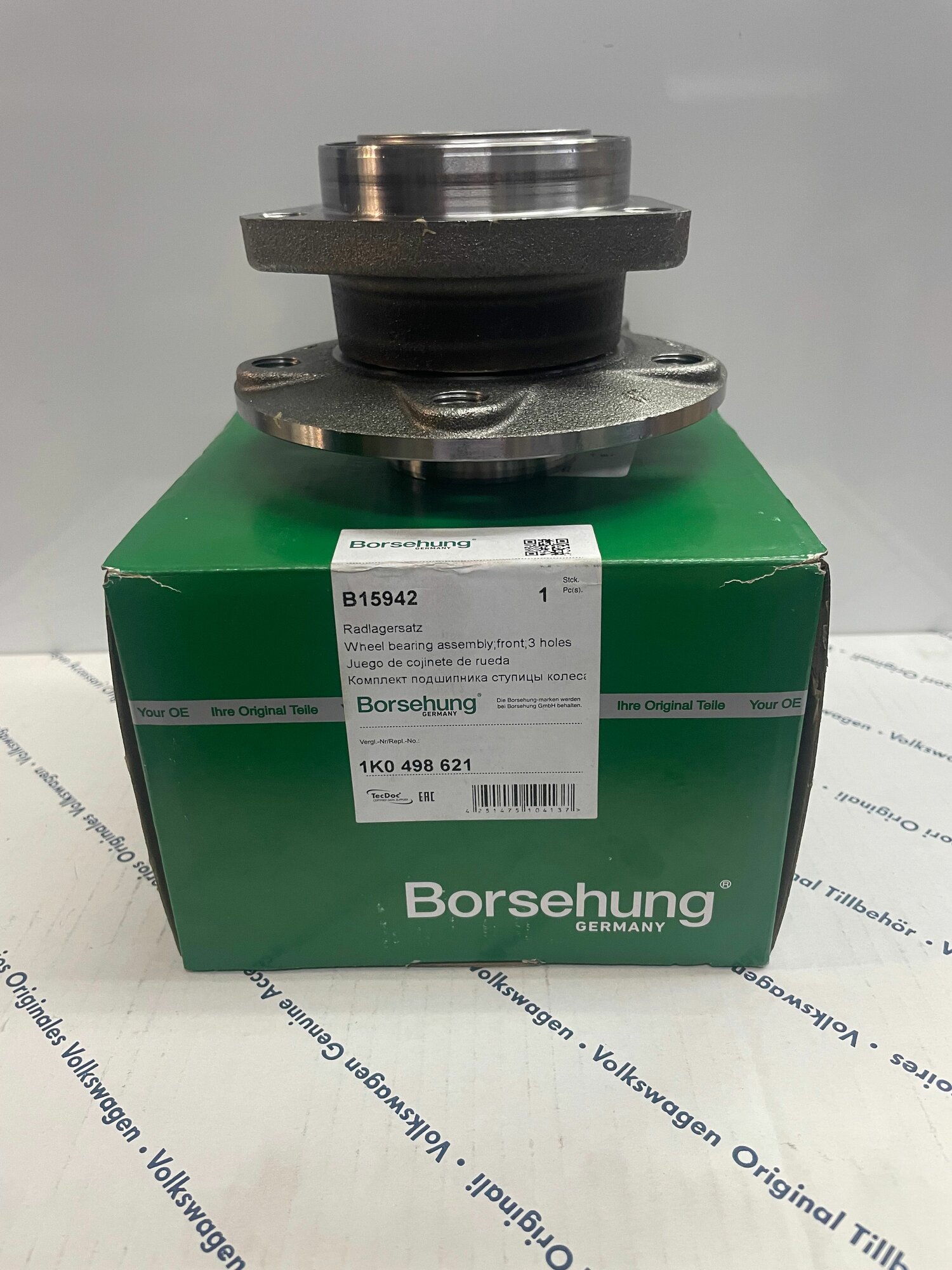 B15942 Borsehung Ступица передняя 288мм для VW GOLF VII/AUDI A3(8V)/SKODA OCTAVIA(A7)