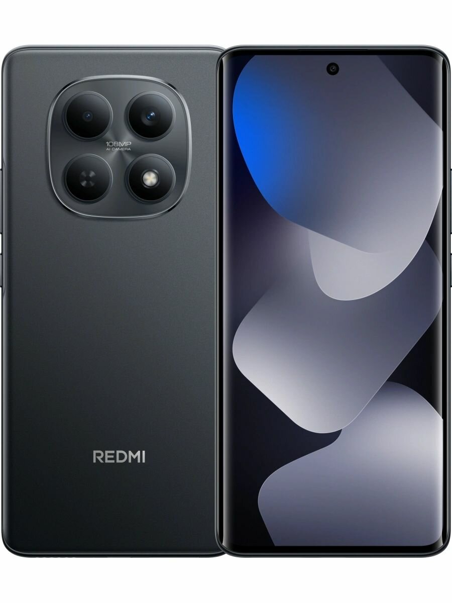 Смартфон Xiaomi Redmi Note 15, 6GB/128GB, AMOLED, NFC, Black