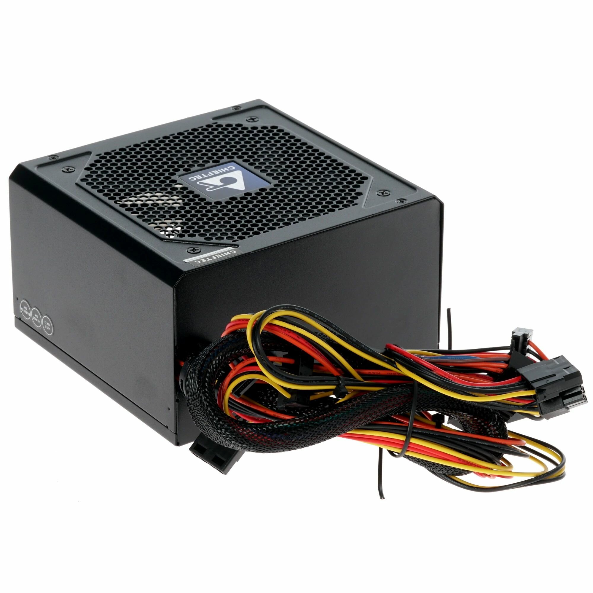 Блок питания Chieftec ECO 400W (GPE-400S) черный - ATX 20+4 пин, 4 pin + 4 pin CPU, 4 SATA, Нет PCI-E PCI-E