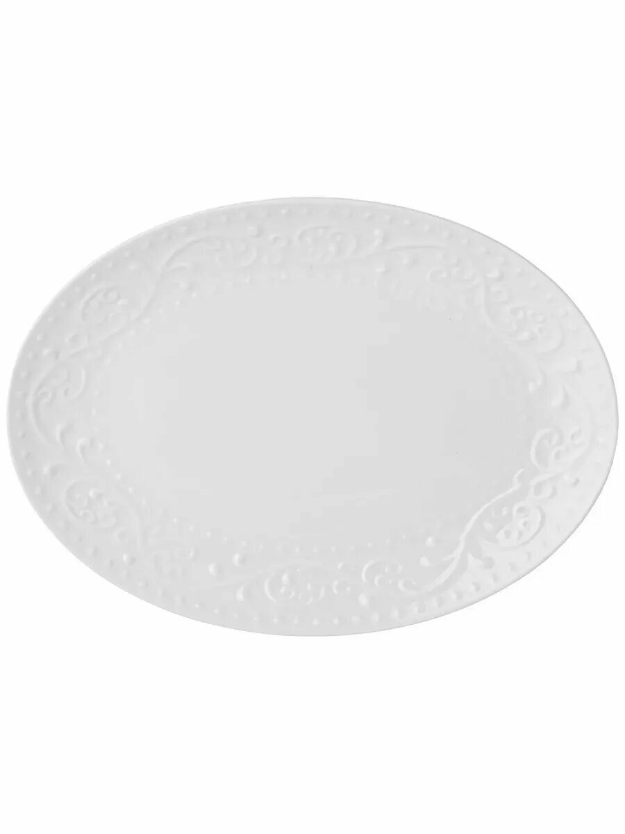 Блюдо овальное Lefard Floral 30*22 см, фарфор