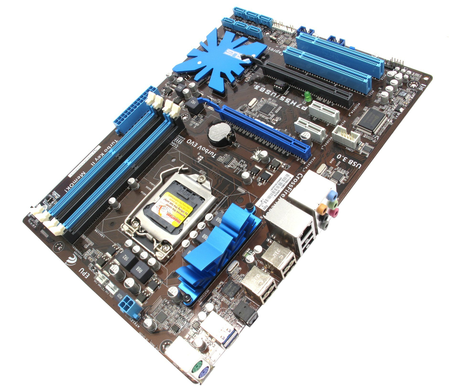 ASUS P7H55 /USB3 LGA 1156 H 55 2xPCI-E+GbLAN SATA ATX 4 DDR3