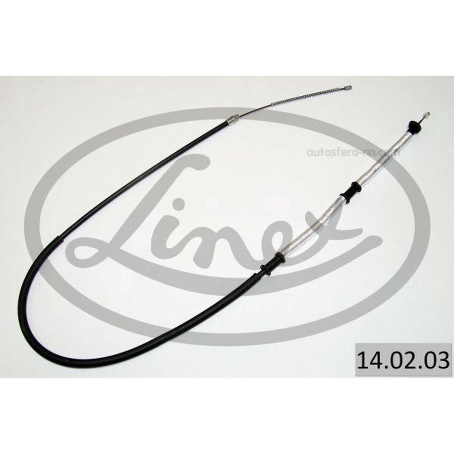 LINEX 140203 Трос стояночного тормоза FIAT: DOBLO PANORAMA ALL MODELS-T. T. (RH/DX-LH/SX)
