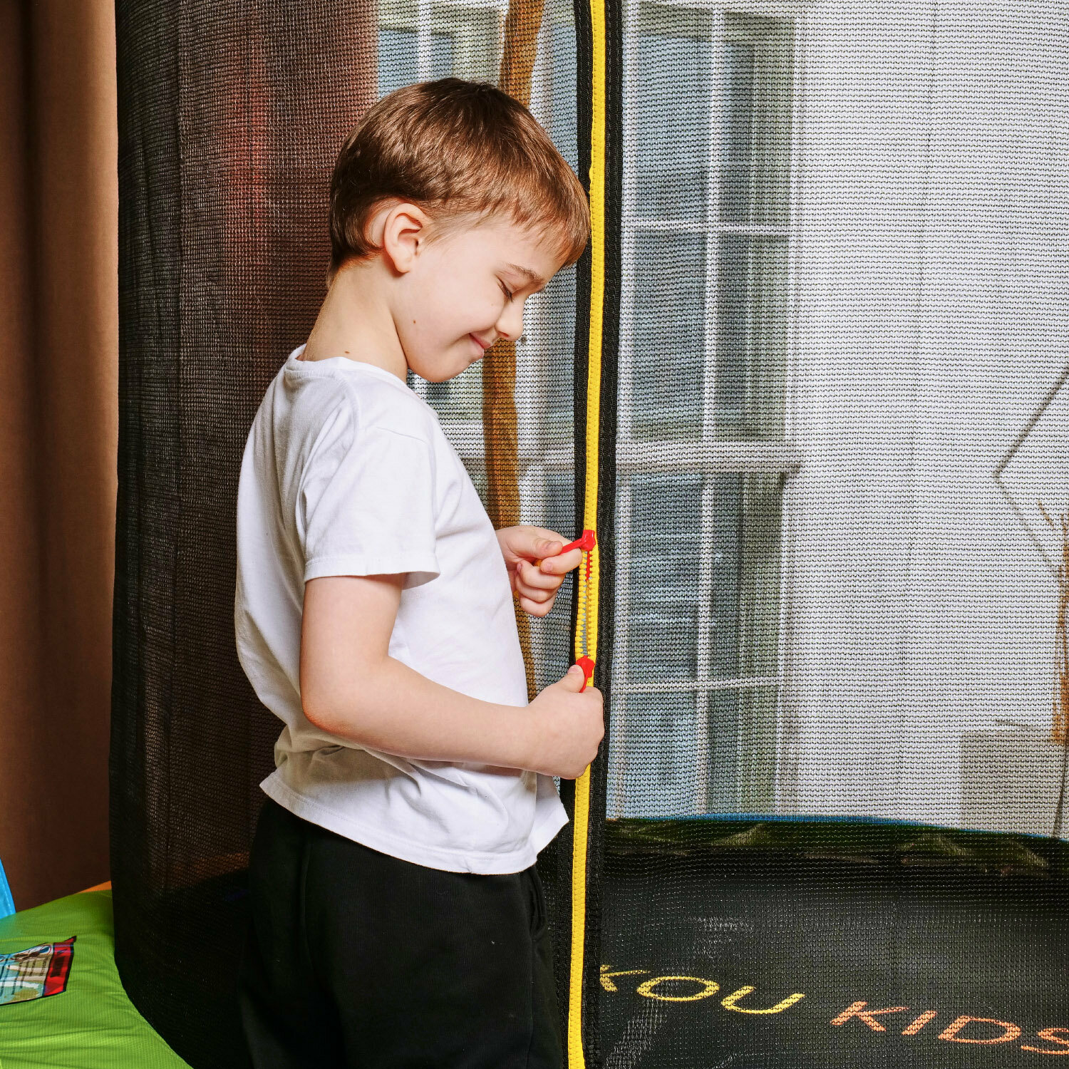 Батут DFC A.KOU KIDS 6 футов с сеткой TX-B7123-6FT
