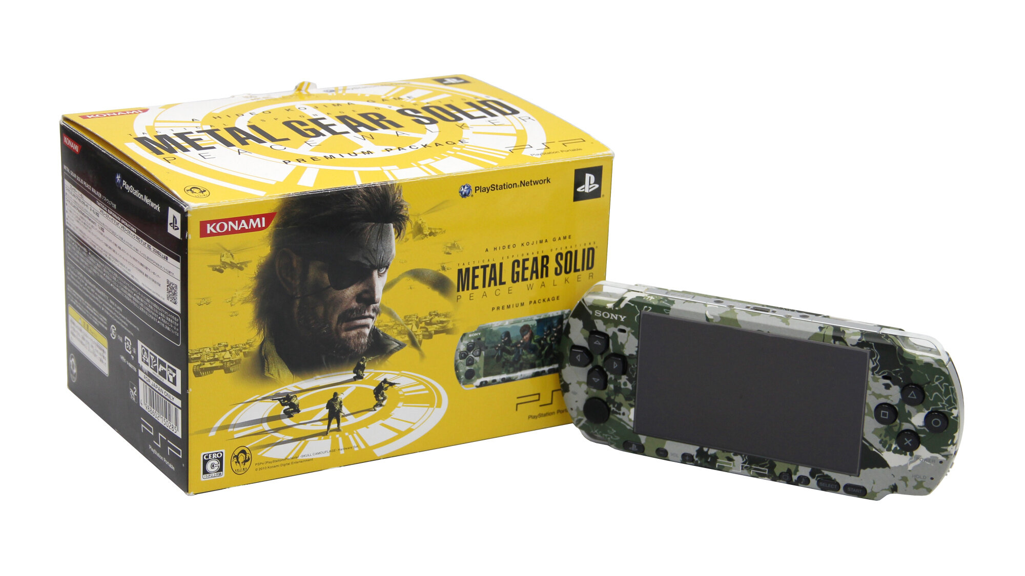 Игровая приставка Sony PSP 3000 Slim 64 Gb Metal Gear Solid Peace Walker Premium Package В коробке