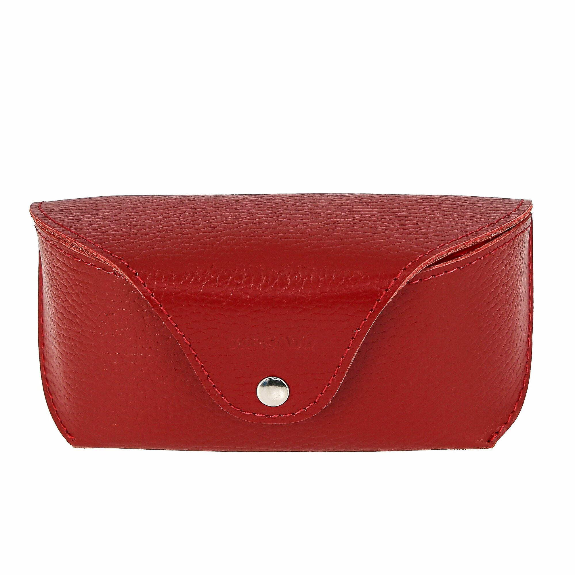 Кожаный футляр для очков Versado 095 red