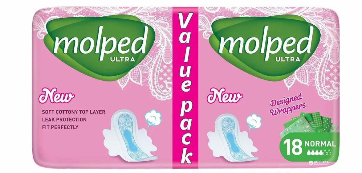 Molped Прокладки Ultra Normal, 18 шт