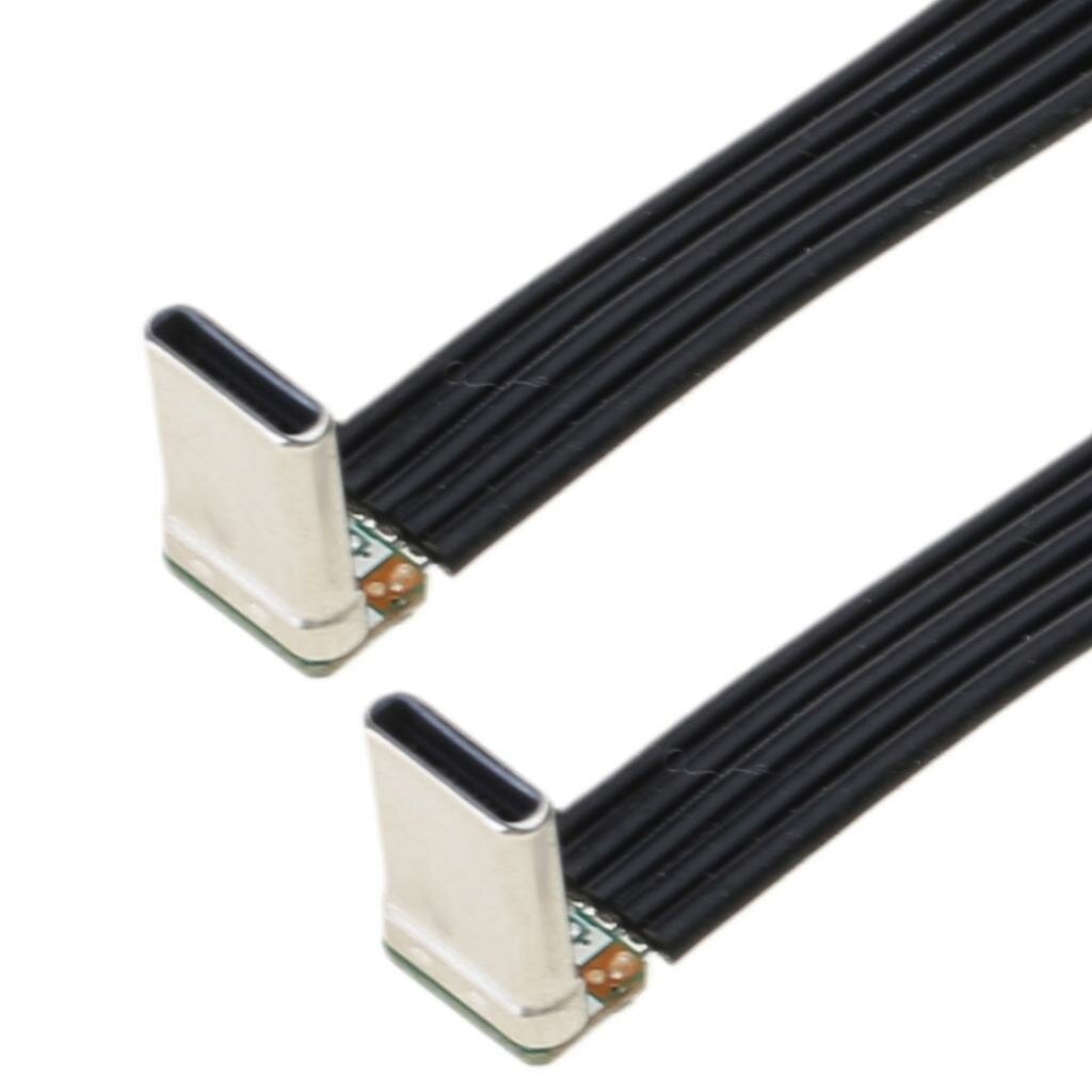 Гибкий USB-C кабель, 15cm - Двойной локоть
