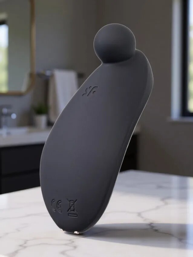 Вибростимулятор клитора Satisfyer Spot On 2, водонепроницаемый, 12 режимов, силикон, черный