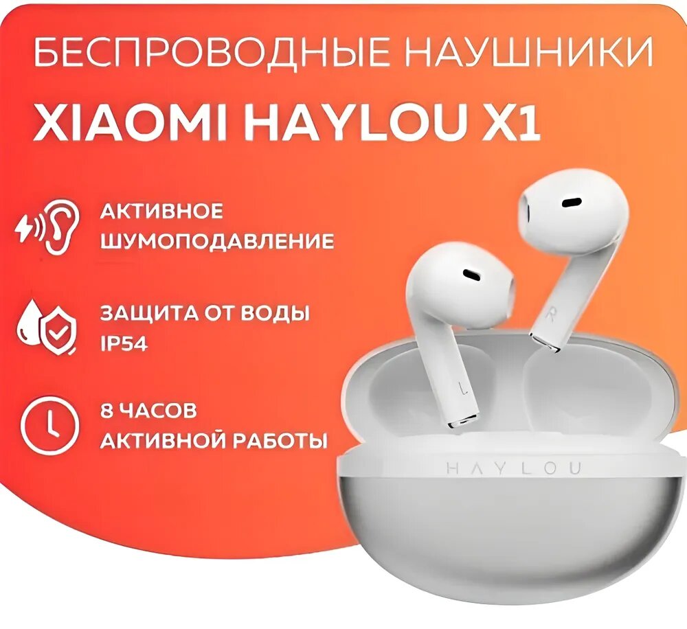 Беспроводные наушники Haylou X1 c двойным шумоподавлением, черные