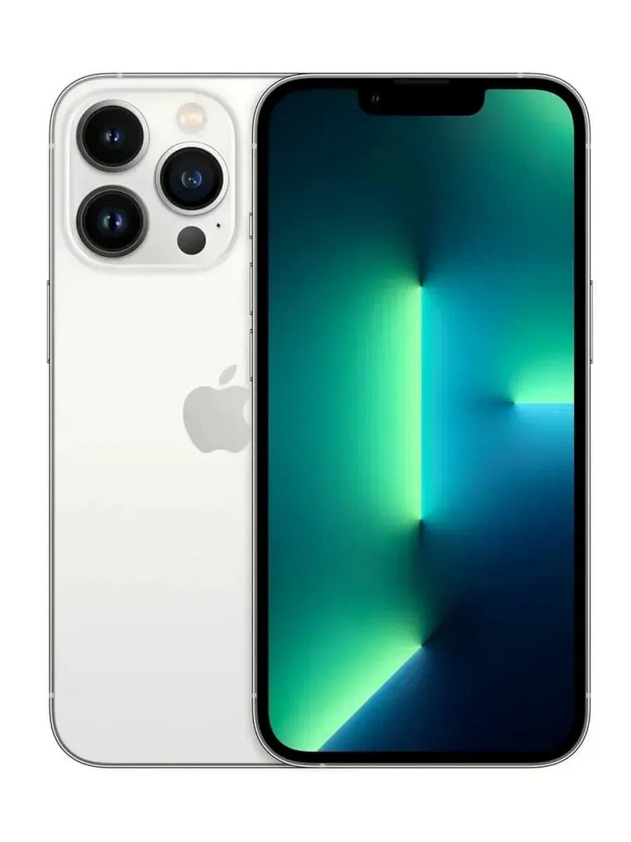 Смартфон Apple iPhone 13 Pro, 6ГБ+128ГБ, белый, nano SIM+eSIM