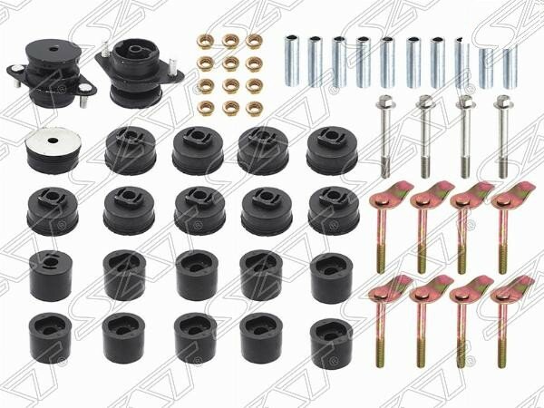 Опоры рамы кузова комплект SAT ST-MP44 MITSUBISHI PAJERO V44