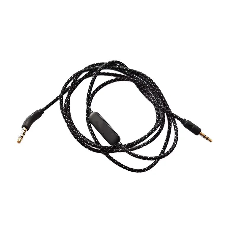 Черный нейлоновый аудиокабель с пультом JBL 2.5mm to 3.5mm