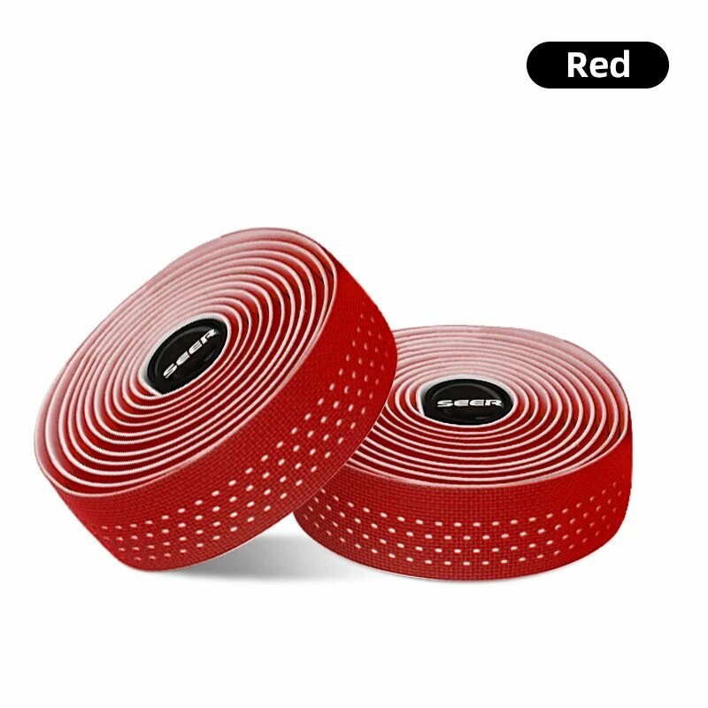 Лента для руля SEER амортизирующая силиконовая Красный, Red