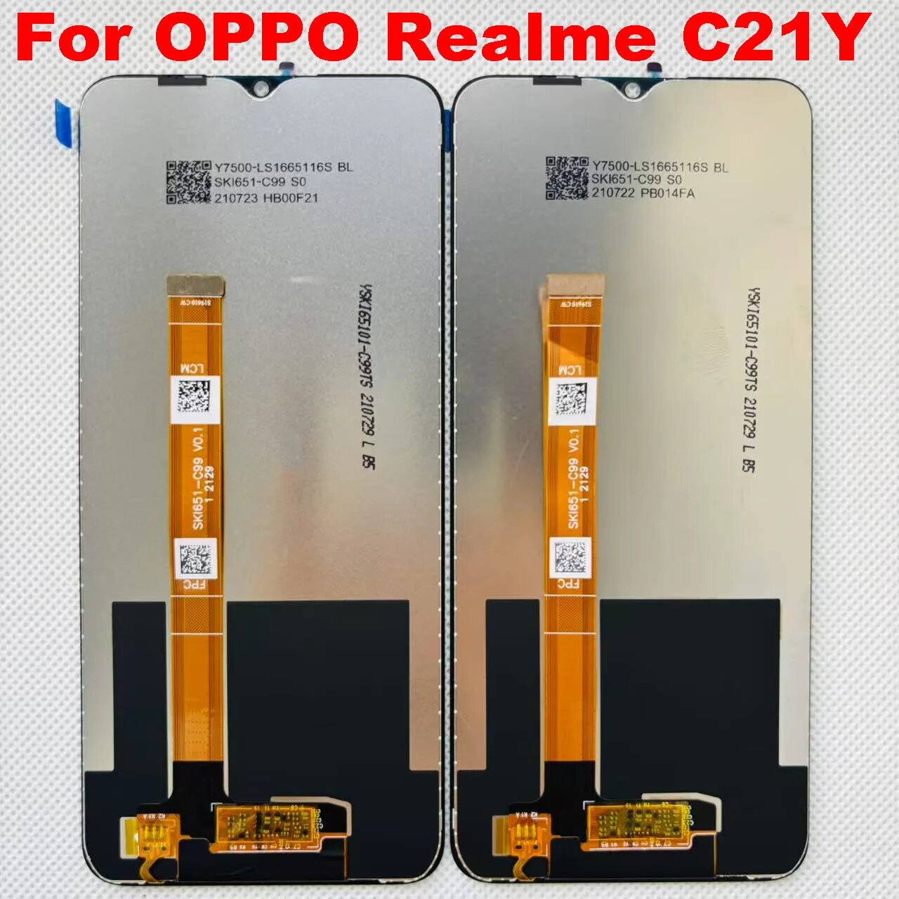 Оригинальный экран 6,5 дюйма для OPPO Realme C21Y C25Y, ЖК-дисплей, сенсорный High lcd No Frame