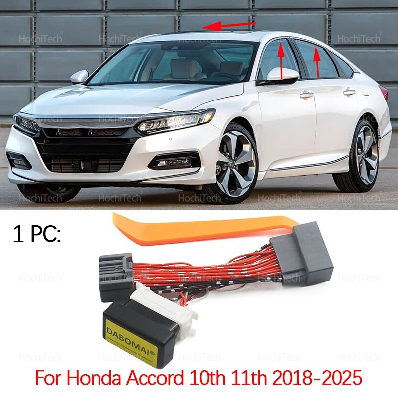 Модуль автоматического закрытия окон для Honda Accord CV1 CV2 CV3 10-го поколения CT1 CY2 11-го поколения 2018-2025 гг. Устройство для дооснащения автоматическим закрытием окон