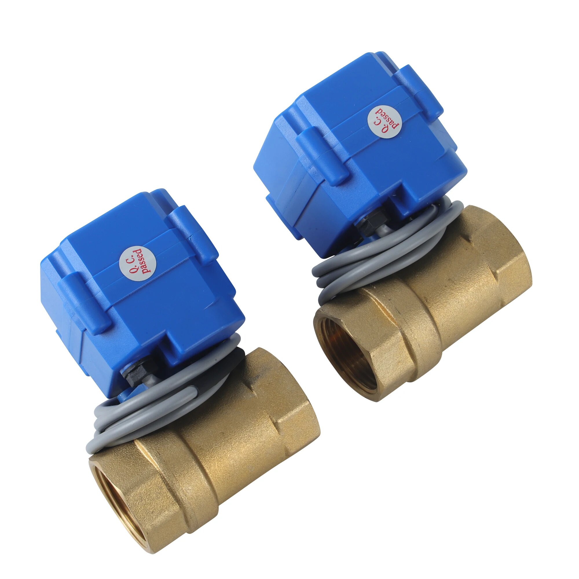 2 шт. Умные латунные клапана WZ808 WZ800 для защиты от протечек 2pcs DN15 valves