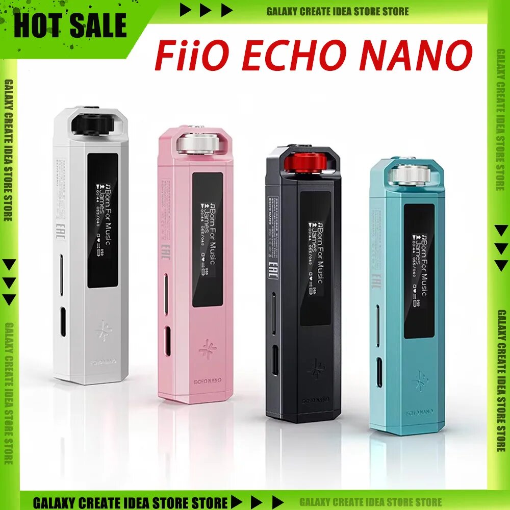 FiiO ECHO NANO Green MP3-плеер — фото 1