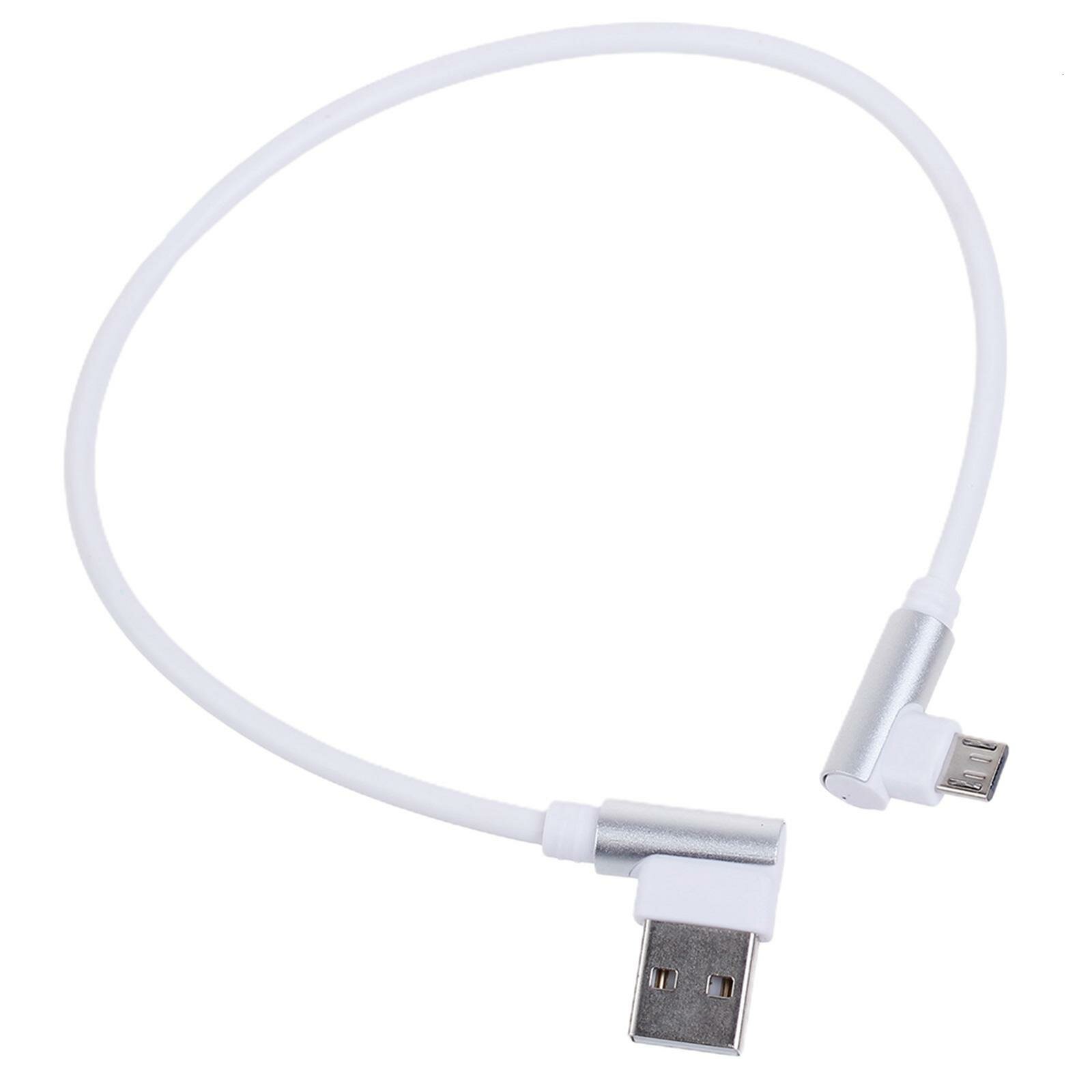 Микро-USB кабель под прямым углом, 0.3m