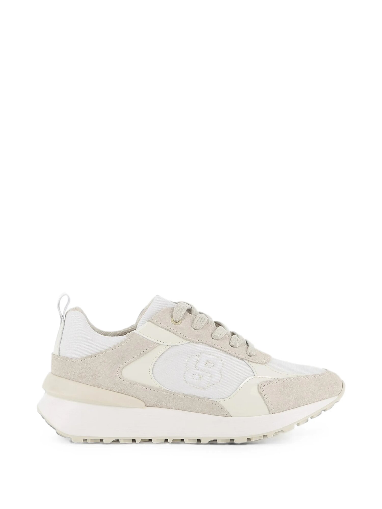 Кроссовки BOSS Logo-patch panelled sneakers, размер 39, разноцветный — фото 1