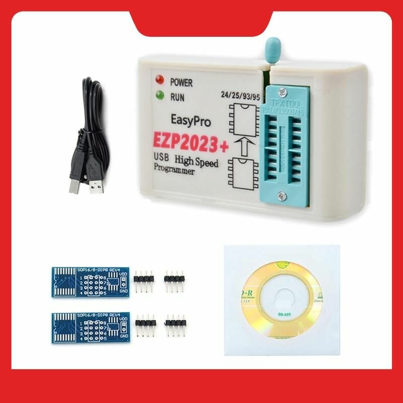 Высокоскоростной USB SPI FLASH Программатор EZP2023 Поддержка 24/25/93 EEPROM Bios 25T80 Запись Автономного Копирования